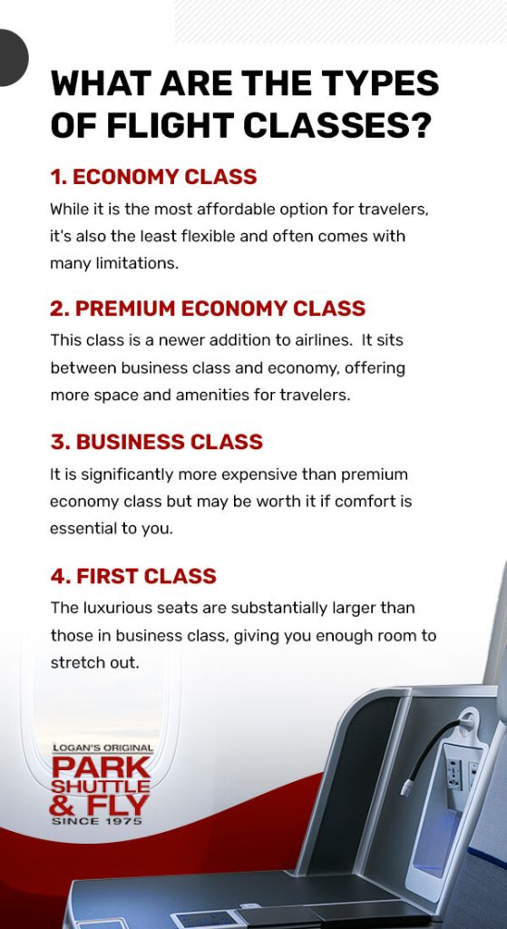 Differences Between Flight Classes? | Park Shuttle & Fly Differences Between Flight Classes? | Park Shuttle & Fly